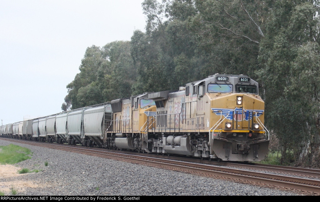 Southbound Unit Grain Train